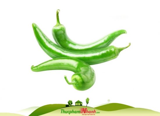 Sỉ lẻ Ớt sừng xanh - Loại 1kg - Giá tốt | Thực Phẩm Nhanh
