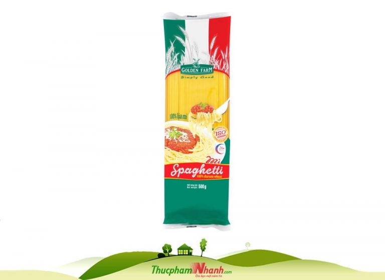 Sỉ lẻ Mì ý Spaghetti Golden Farm - Gói 500g